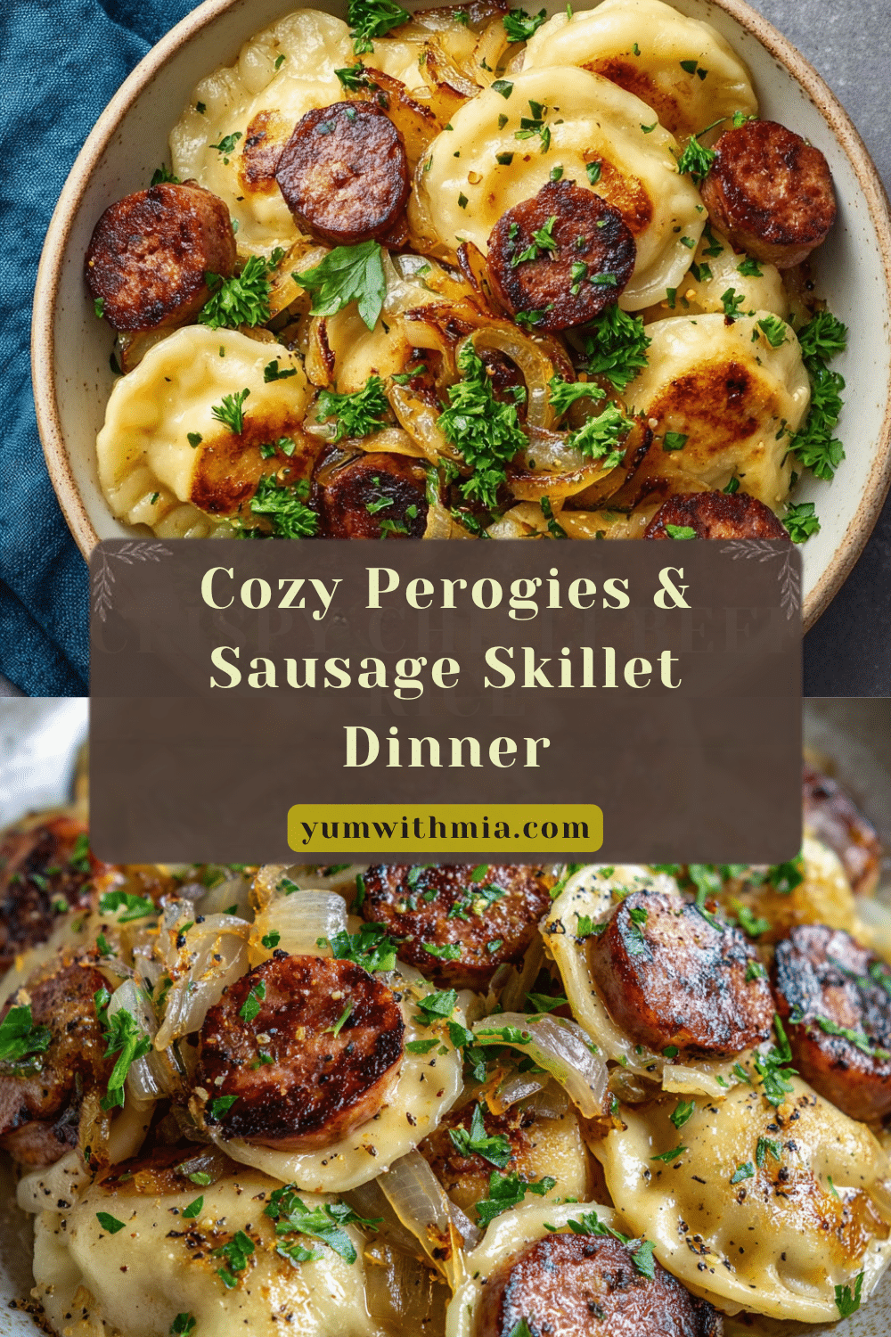 Classic Perogies and Sausage Skillet Recipe - Comfort Food Delight