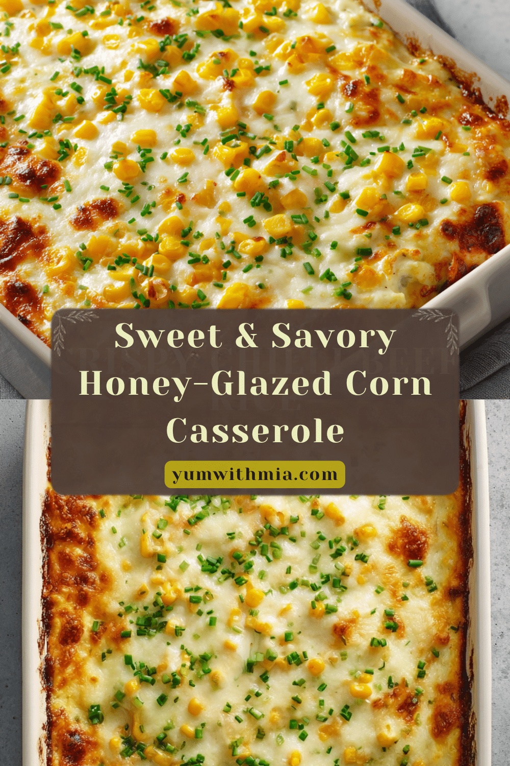 Lightly Grease a 9x13 Inch Baking Dish: Honey-Glazed Corn Casserole Recipe