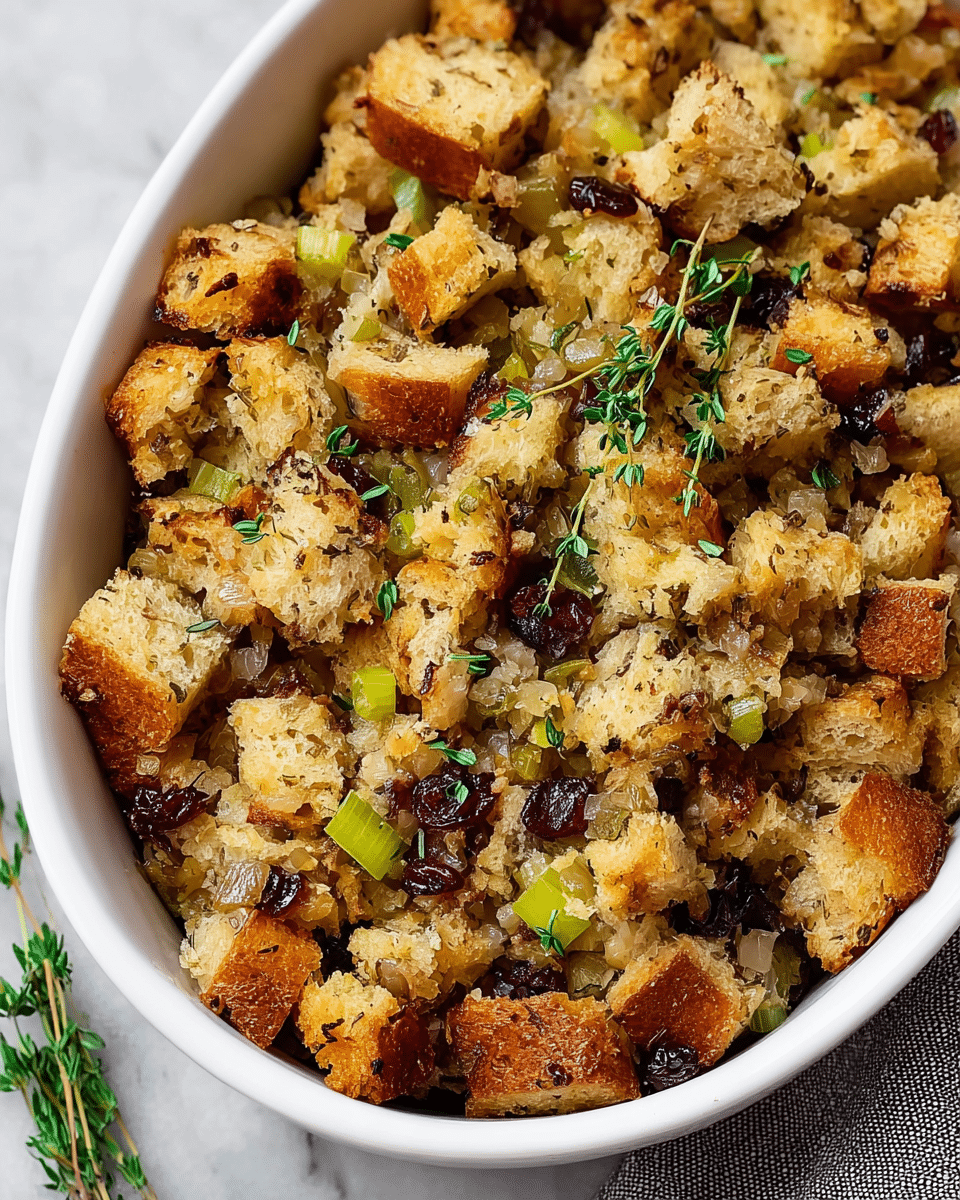 Grandma's Best Traditional Stuffing - Family Favorite Holiday Side