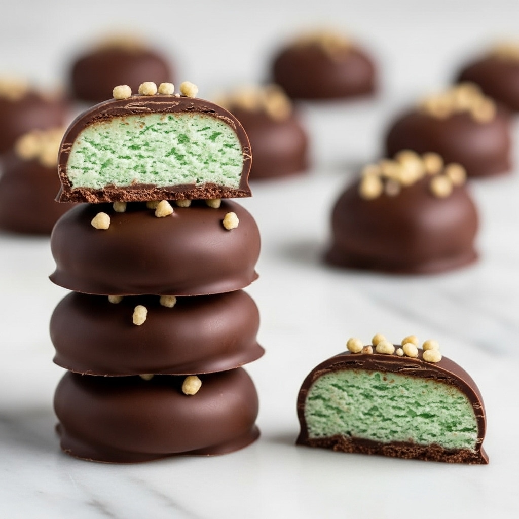 No-Bake Mint Chip Cookies: Irresistible Refreshing Treats