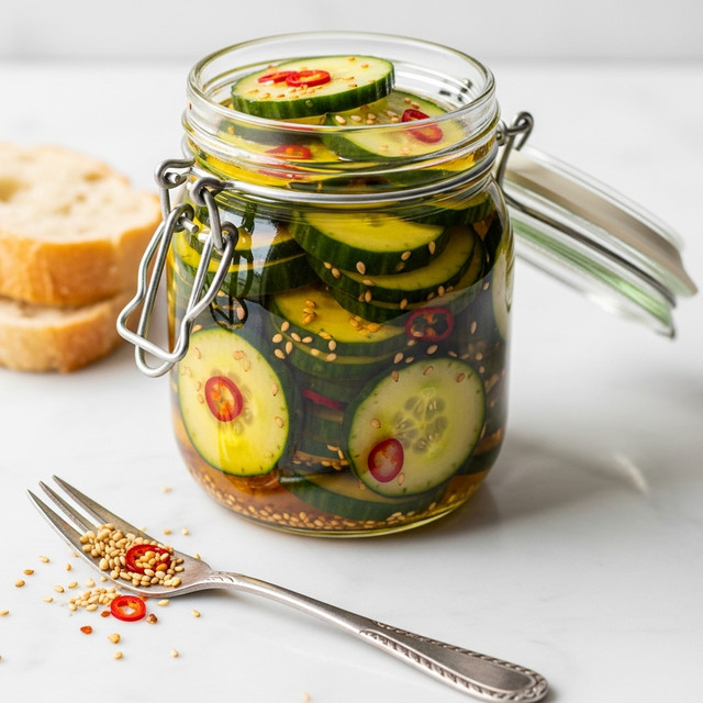 Easy Korean Pickles: Quick, Tangy Asian Side Dish