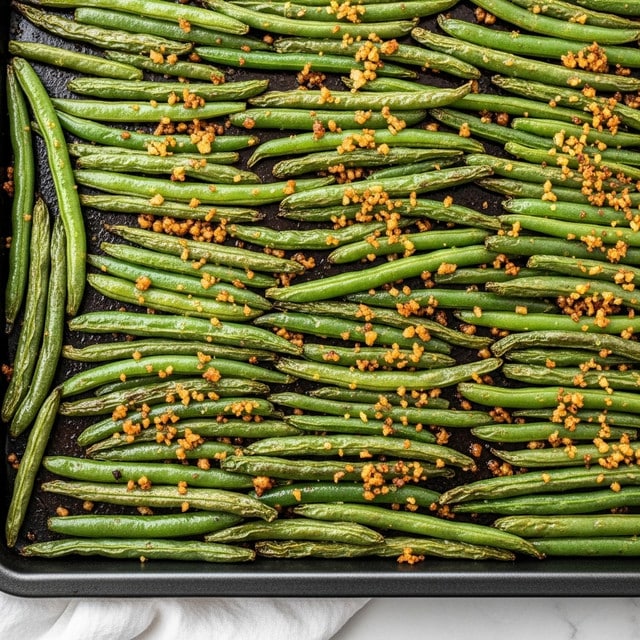 Roasted Parmesan Green Beans: Crispy, Flavorful Side Dish