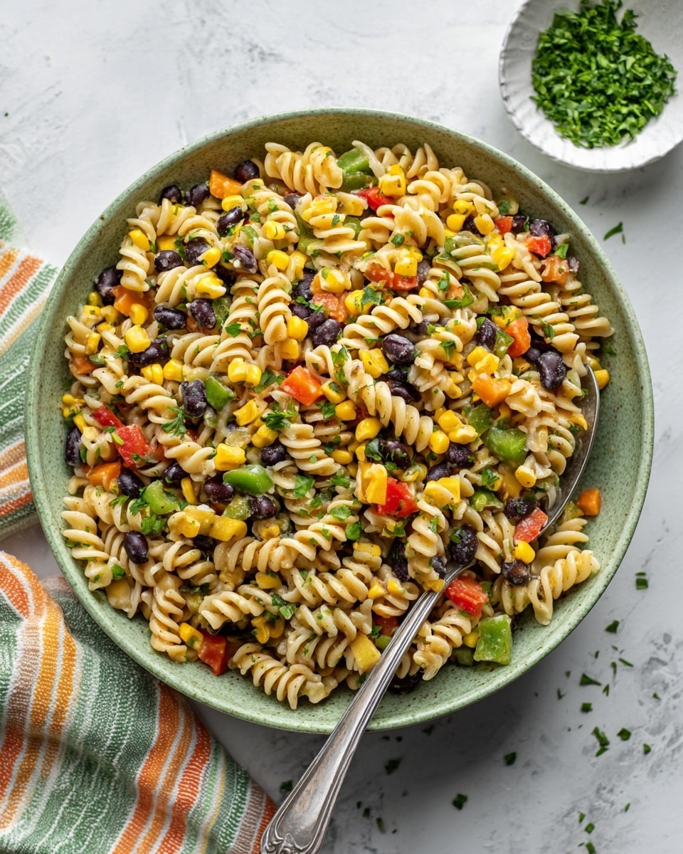 Southwest Corn Pasta Salad: Flavorful Summer Side