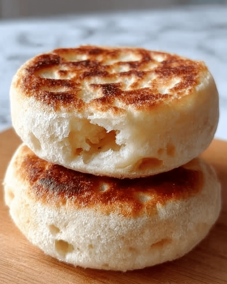 Discard English Muffins – Easy, Tangy, Golden Perfection