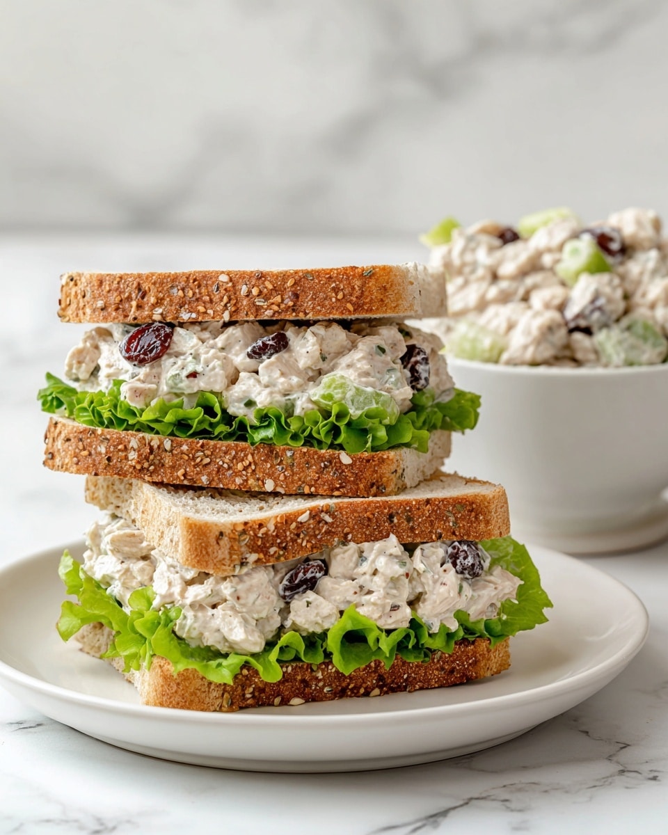 No-Mayo Chicken Salad with Yogurt, Lemon & Almonds | Fresh & Light