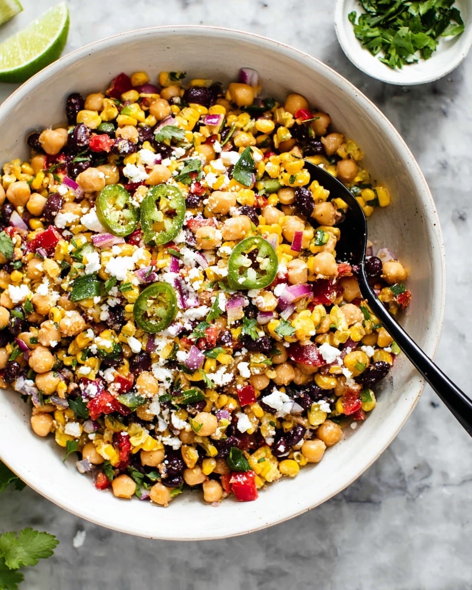 Black Bean and Corn Salad with Sweet and Spicy Dressing